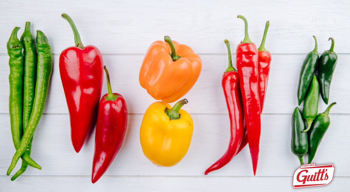 Tipos de Pimenta e seus benefícios | Cervejaria Guitt's